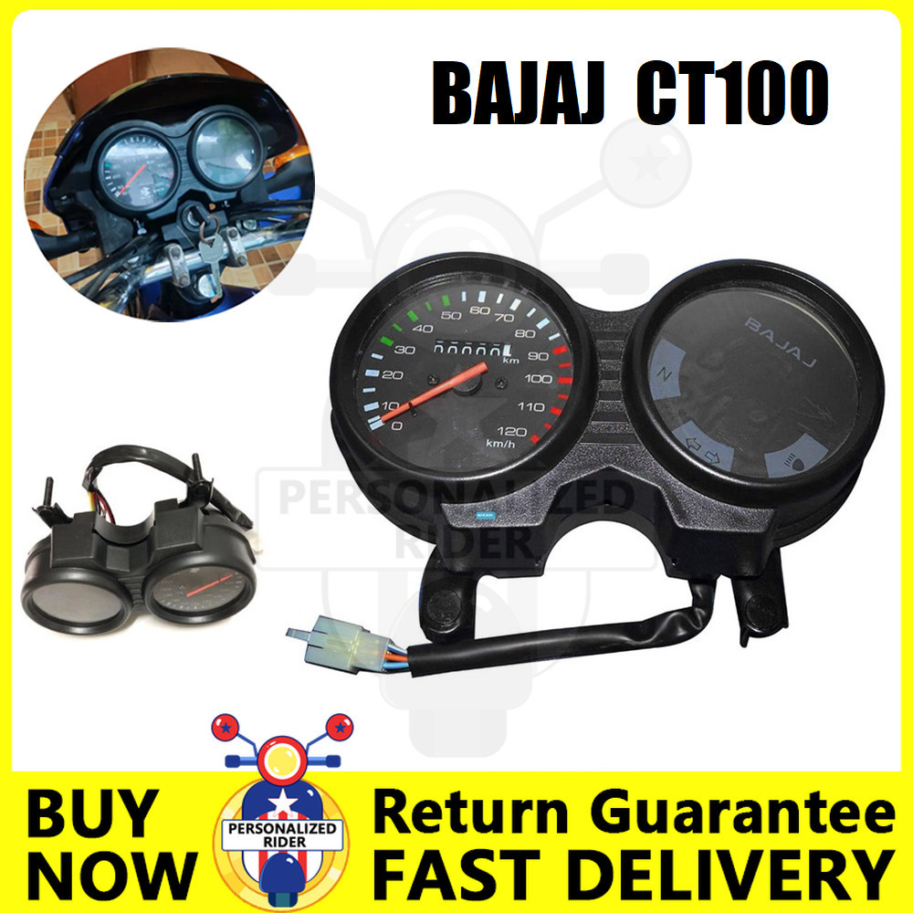 KAWASAKI BAJAJ CT100 Speed Meter Gauge Assy Speedometer Odometer Gauge ...