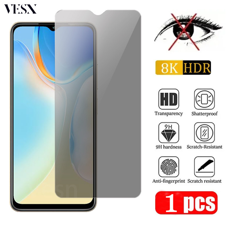 Anti-Spy Tempered glass privacy screen protector For Itel A70 A60 A60s ...
