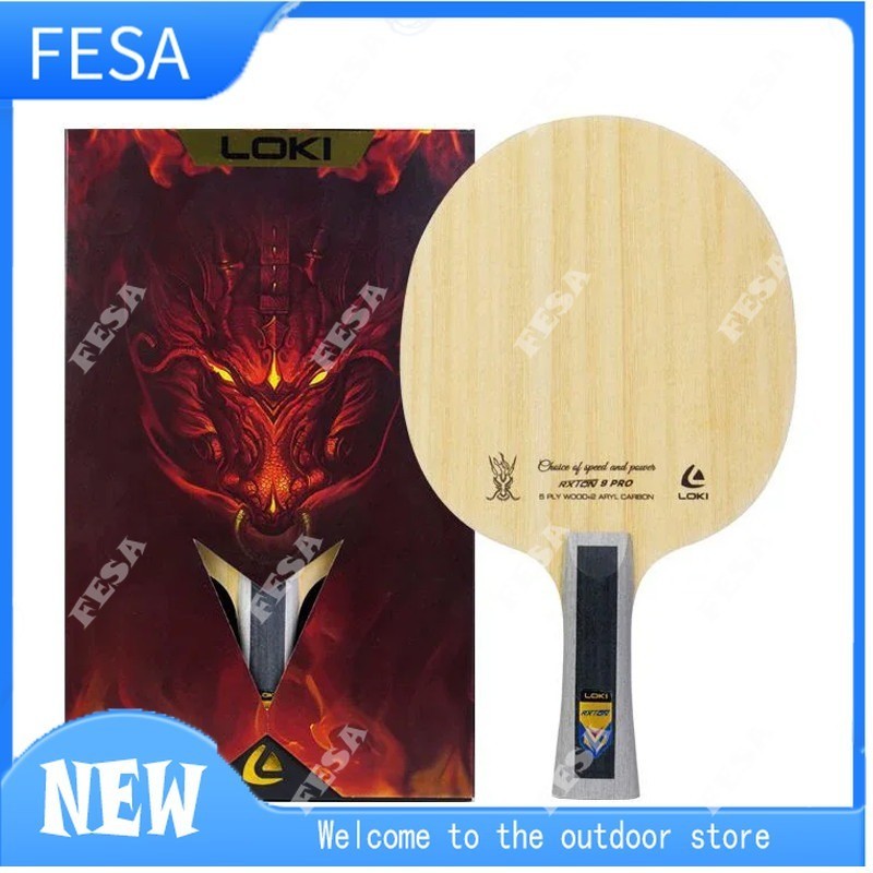 LOKI RXTON 9Pro Table Tennis Racket Blade 5 Wood and 2 CNF Fiber Carbon ...