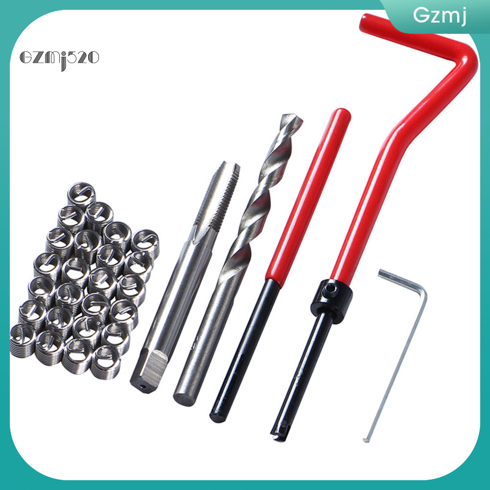 Gzjjx 30Pcs M5/M6/M8 Metric Thread Car Coil Drill Bit Repair Insert ...