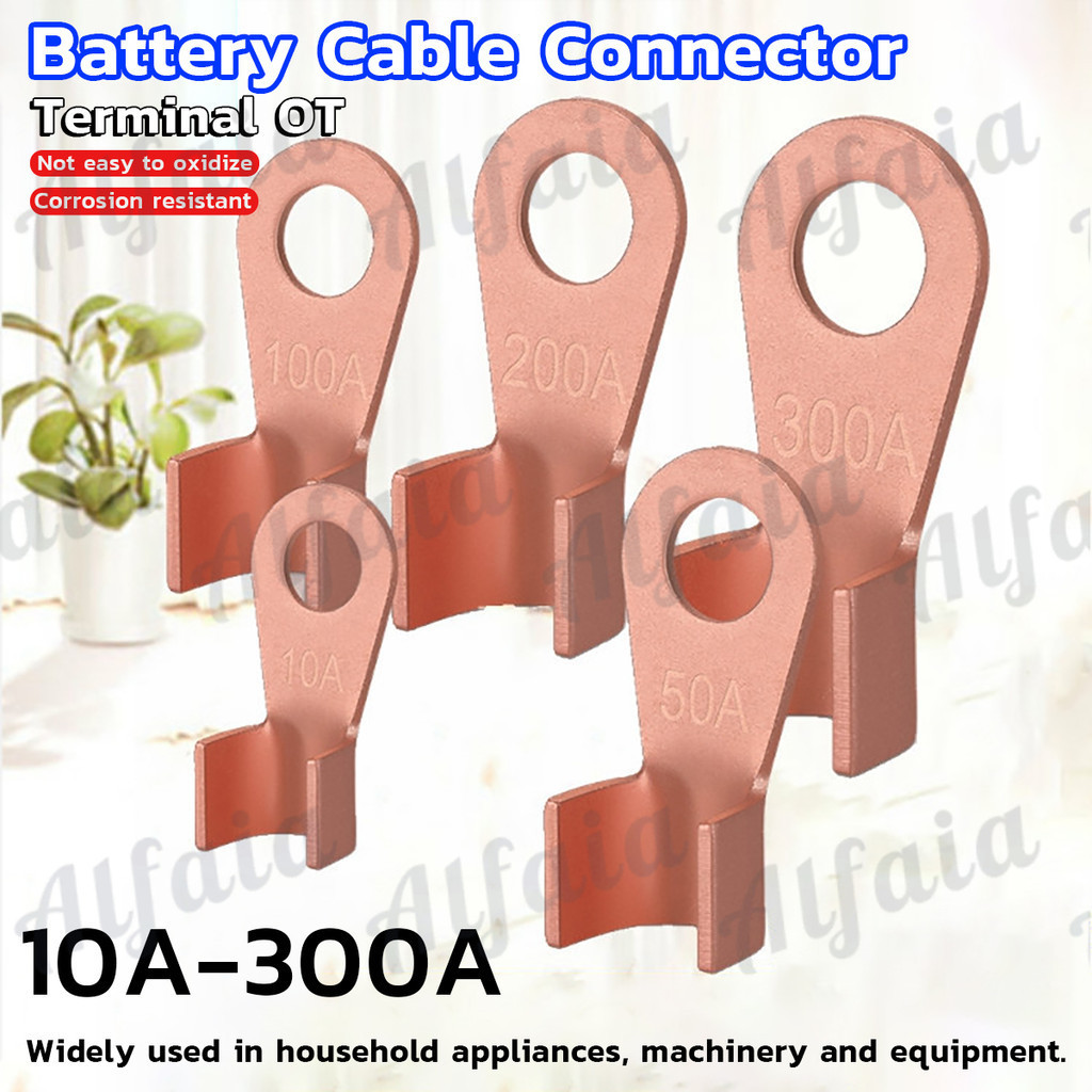 Alfaia Terminal OT Series 60A-300A Splice Wire Dia Copper Circular ...