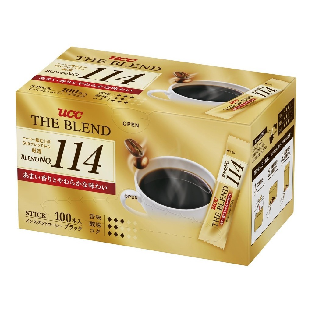 UCC The Blend 114 Stick Coffee 100 pcs Instant Coffee EC Only [Direct ...