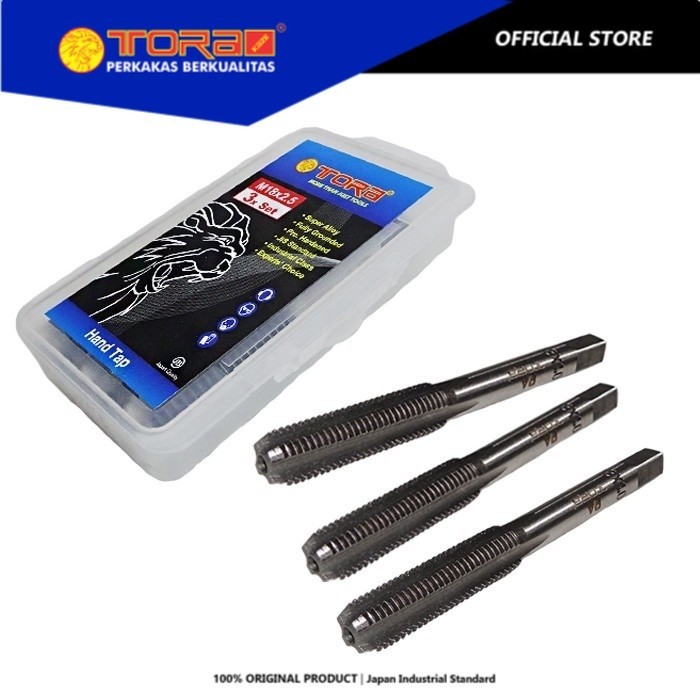 Tora Hand Tap Set 3 Pcs M18 x 2.5 - Bolt Thread Tap | Shopee Philippines