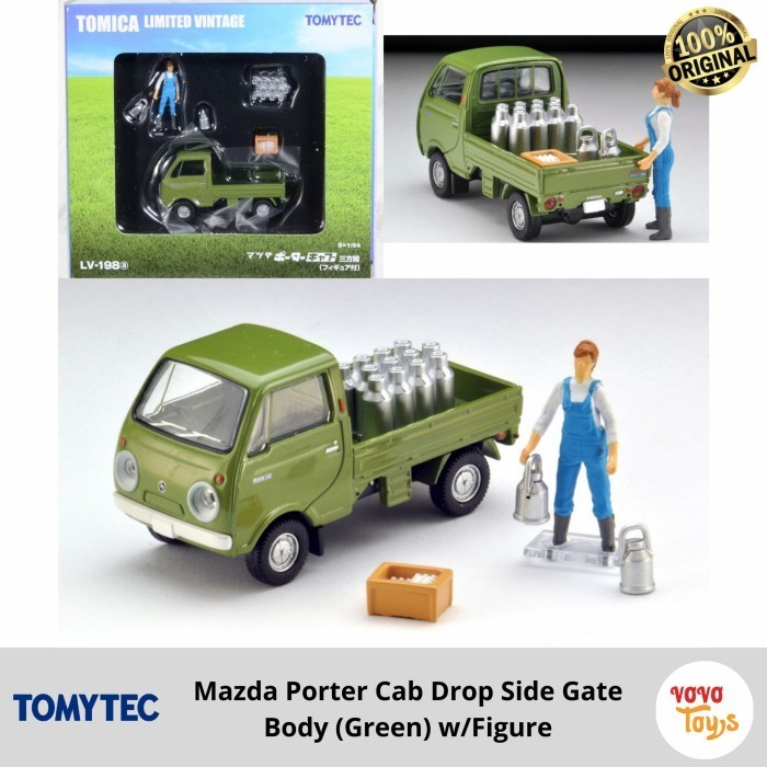AR2158 Tomica Limited Vintage TLV-198a Mazda Porter Cab Drop Side Gate ...