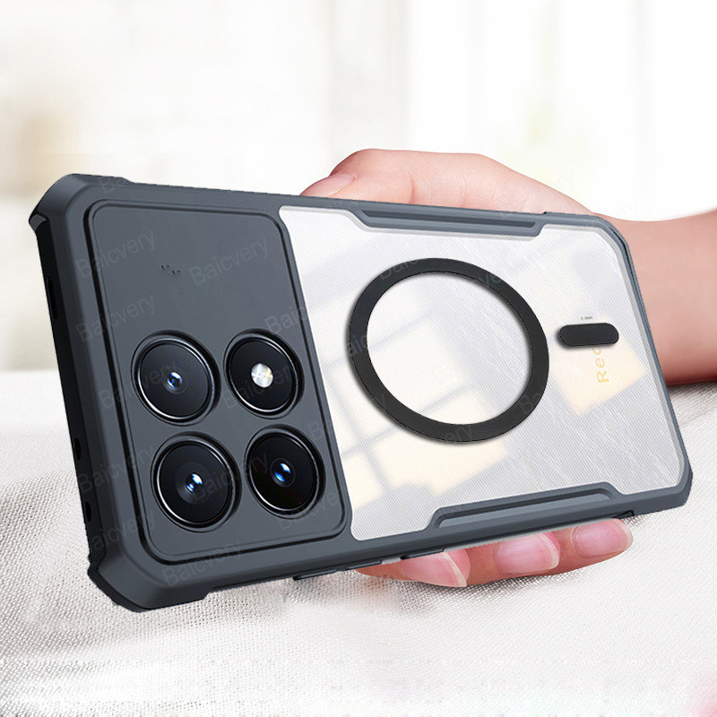 Xiaomi Redmi K70E K70 Pro Casing Acrylic Bumper Phone Case Support ...