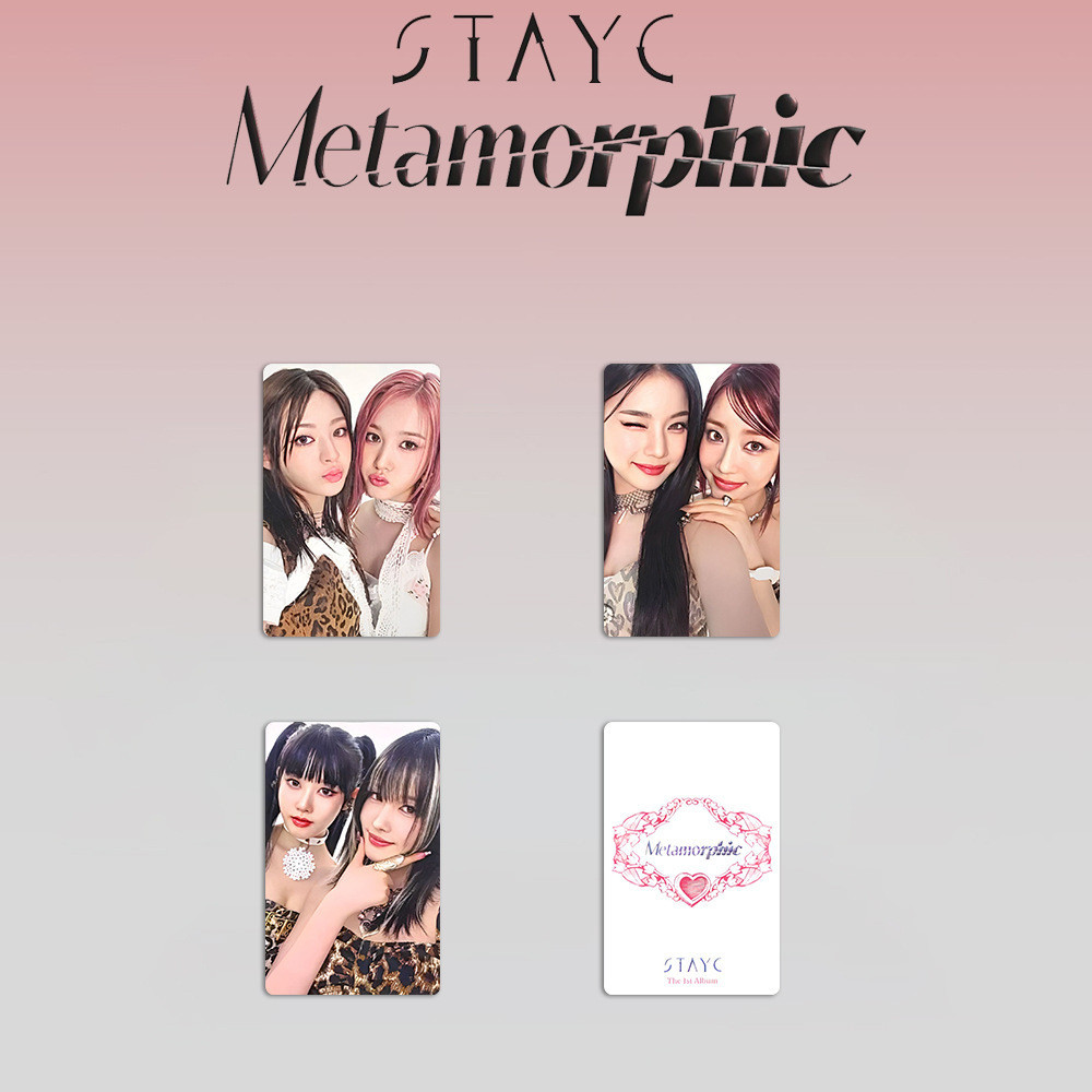 3-10pcs STAYC Metamorphic Album Lomo Card Cheeky Icy Thang Photocards SUMIN SIEUN ISA SEEUN YOON ...