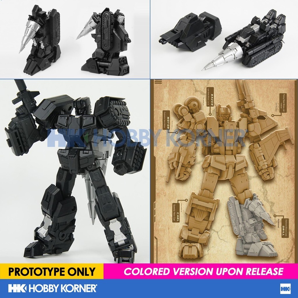(IN STOCK) CRAFTSMAN TOYS DJS-02A Drill (Legends Scale G1 Computron ...
