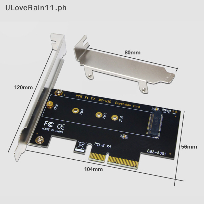 ULoveRain Add On Cards PCIE to M2/M.2 Adapter SATA M.2 SSD PCIE Adapter ...
