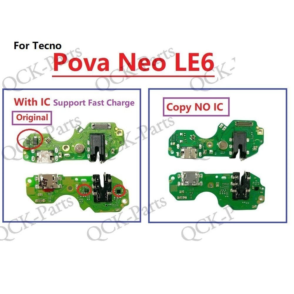 For Tecno Pova Neo LE6 Original/Copy USB Charger Charging Port Board ...