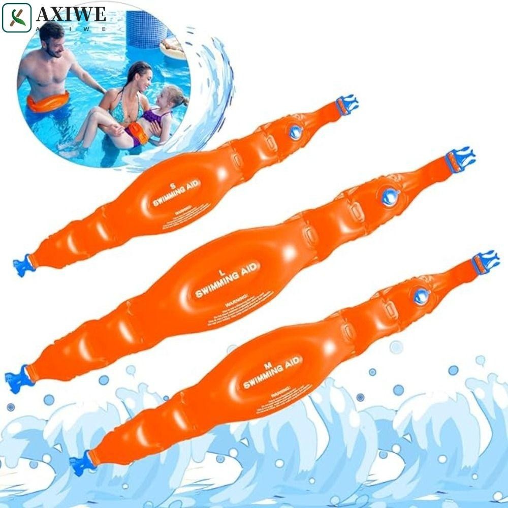 AXIWE Inflatable Swim Belts, Pool Float Floatation Belt Swimming ...