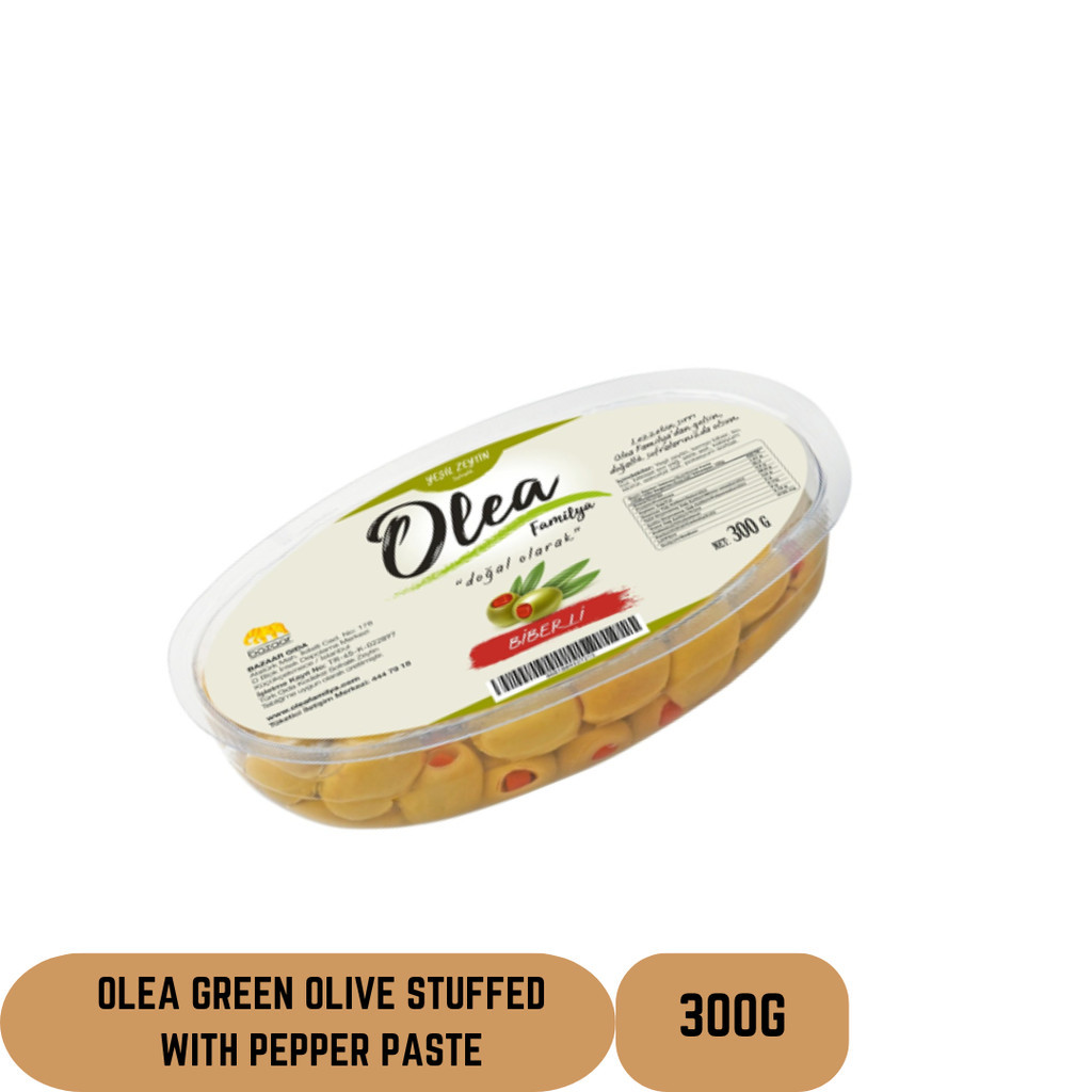 Olea Green Olives Stuffed With Pepper Paste 300g | Shopee Philippines