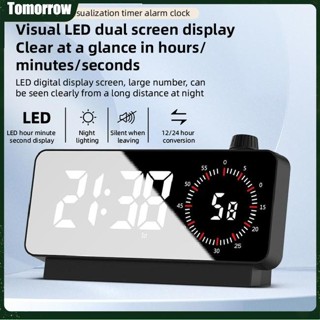 TOG 6.3"LED Digital Alarm Clock, Rechargeable Battery Operated ...