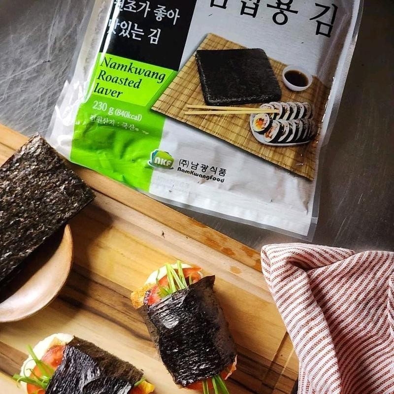 Namkwang Roasted Laver kimbap wrapper 10pcs Big Sheets | Shopee Philippines