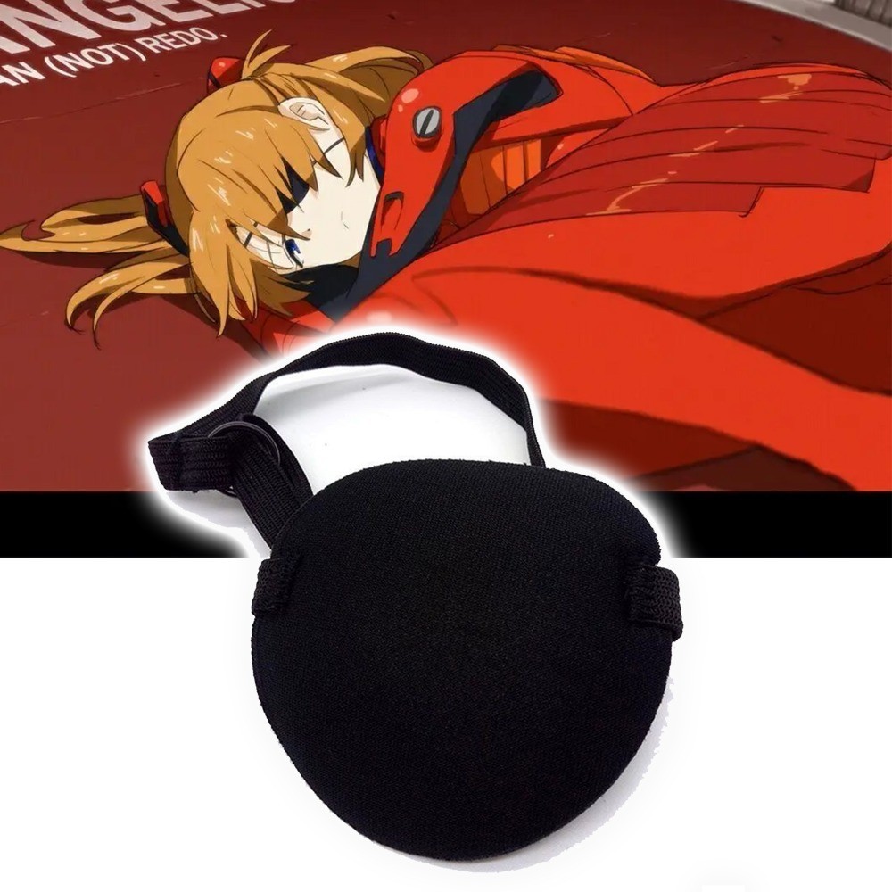 Anime EVA NEON GENESIS EVANGELION Eye Patch Asuka Langley Soryu ...