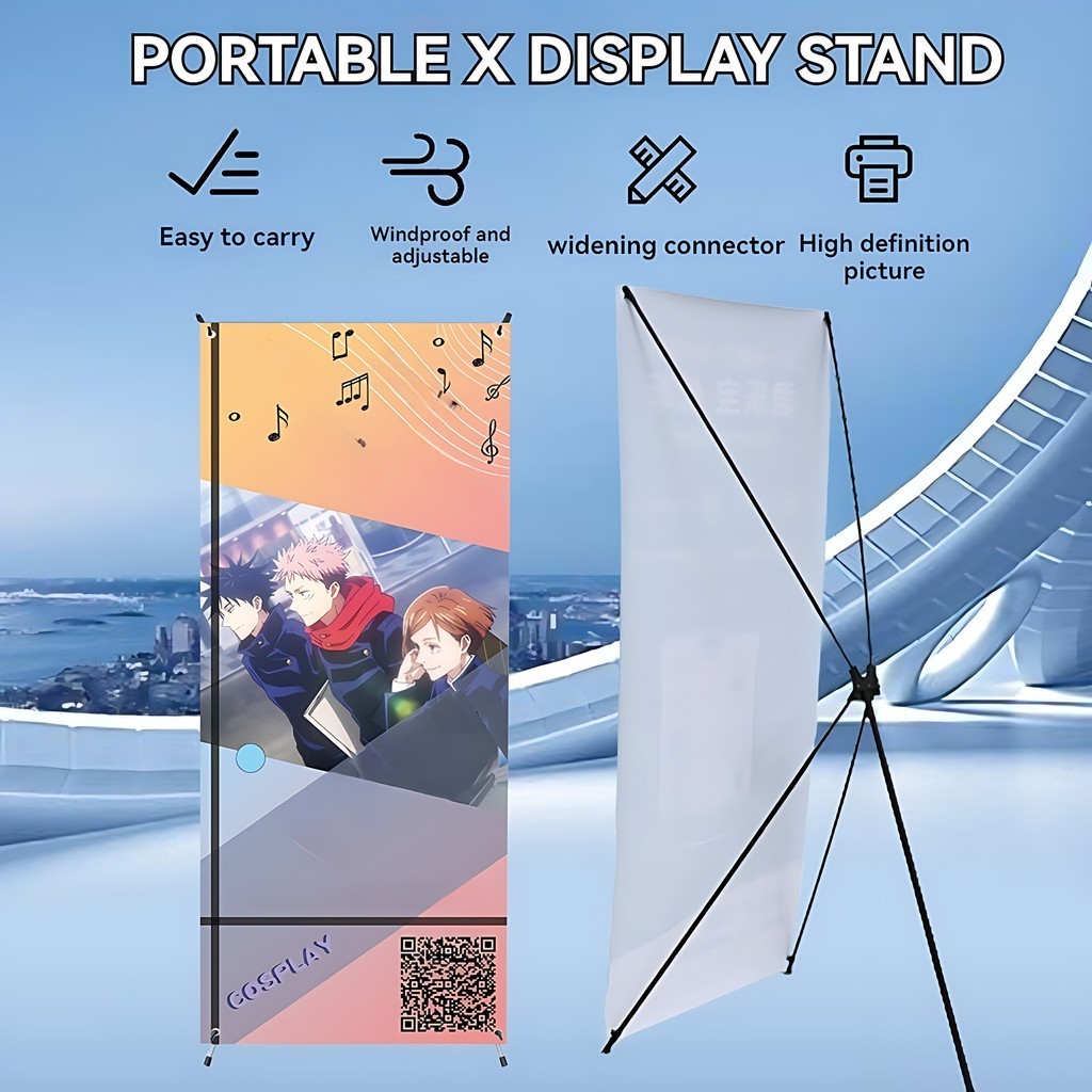 New X Banner Stand Heavy Duty Tarpaulin Standee For Tarpaulin Stand ...