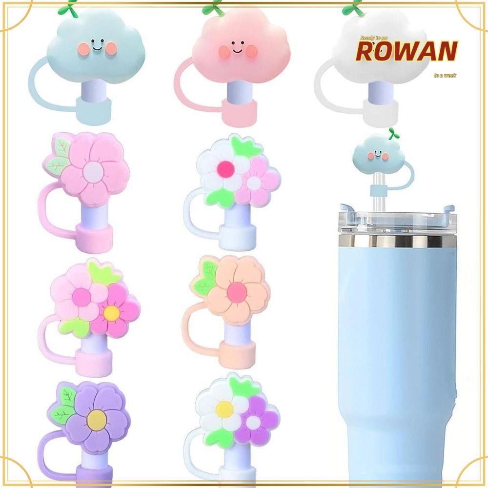 RW-HOME Silicone Straw Cover Caps, 10mm Straw Tip Covers Straw Dust Cap ...