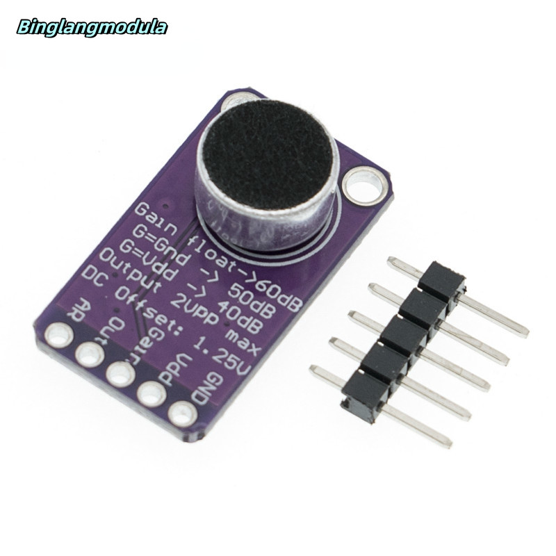 MAX9814 Microphone AGC Amplifier Board Module Auto Gain Control ...