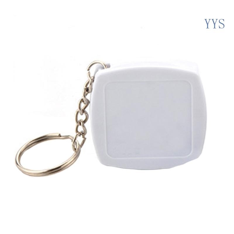 YYS 2m Ruler Metal Tape Measure Keychain Portable Measuring Gauging ...