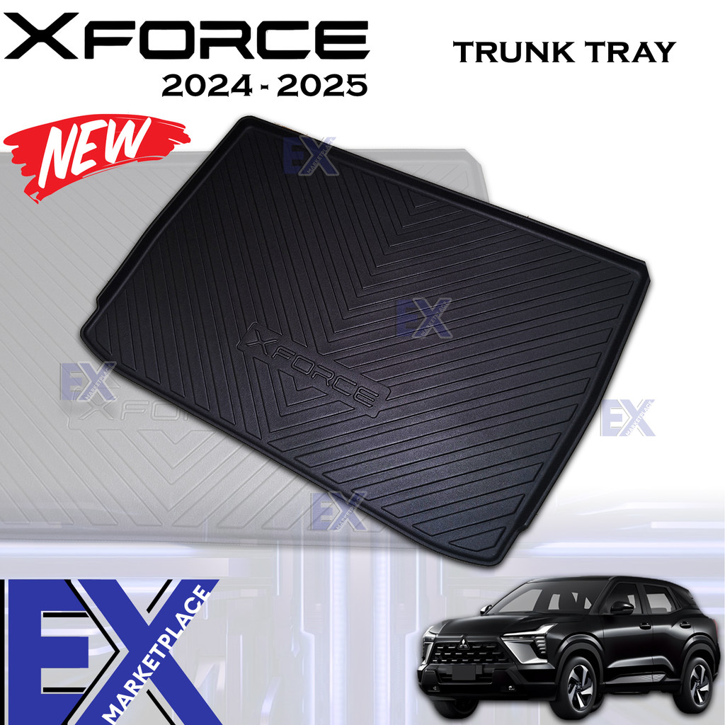 Mitsubishi XForce 2024 to 2025 Rear Cargo Trunk Tray PREMIUM MATERIAL ...