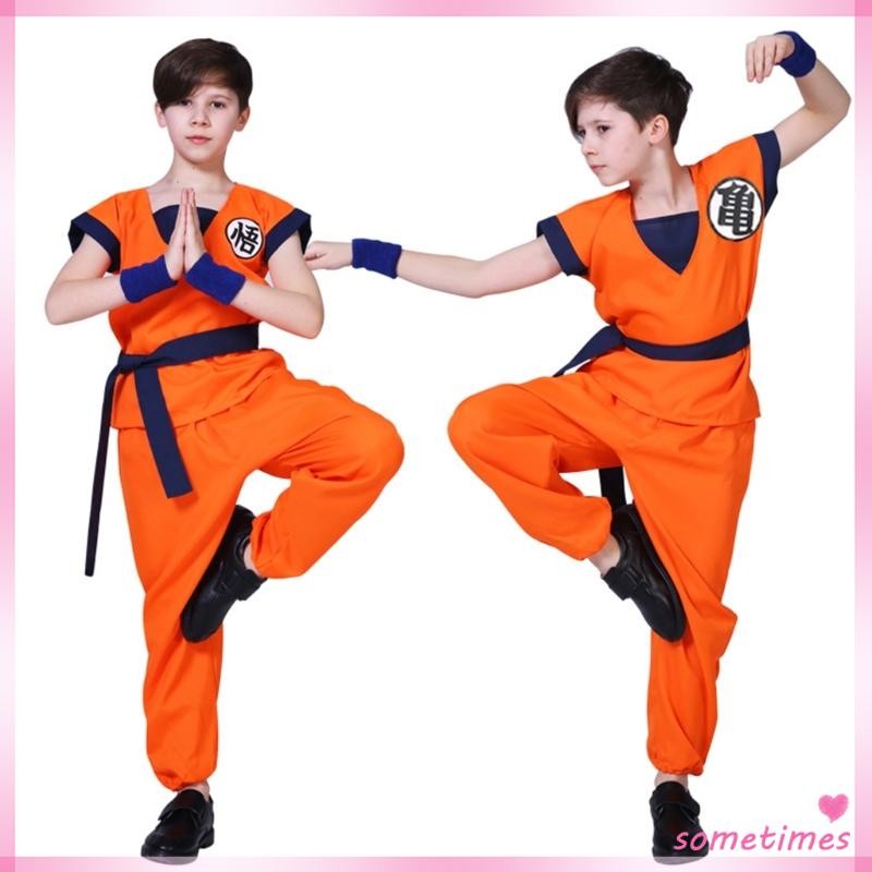 Time Anime Costume Cosplay Set Kids Dragon Cosplay Dress Up Japanese ...