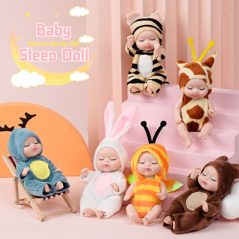 Little Baby Sleep Simulation Reborn Doll Cute Girl Princess Sleep Kids ...