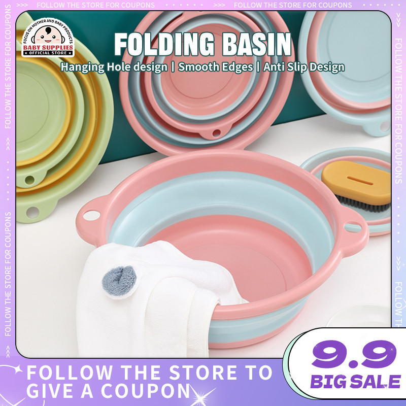 Baby Foldable Wash Basin For Baby Portable Wash Hands Basin For Kid ...