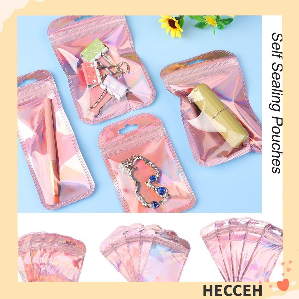 50pcs/bag Thicken Self Sealing Pouches With Hang Hole OPP Bags ...