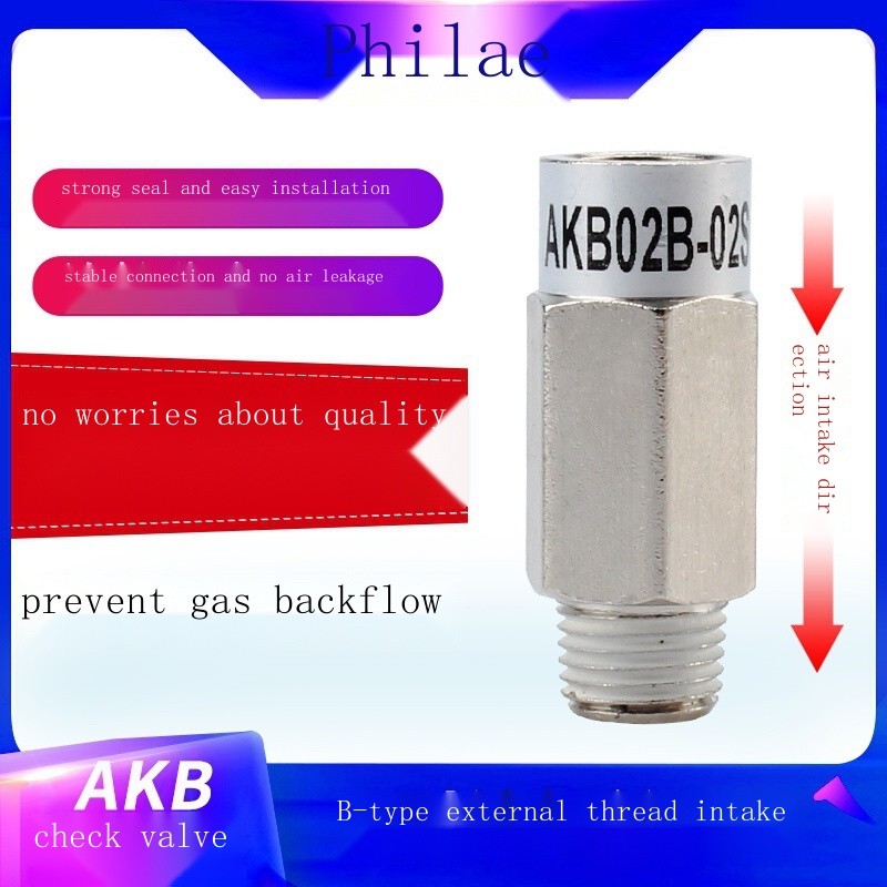 Pneumatic air check valve AKB01B/2B/3/4 threaded air compressor water ...