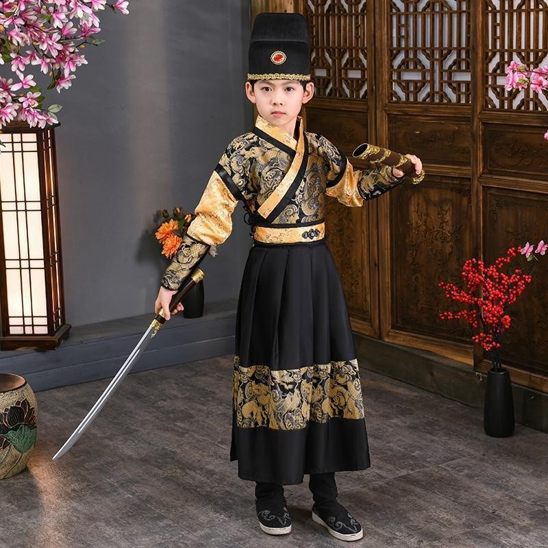 China's Ming Dynasty warrior costume children's ancient costume Jinyi ...