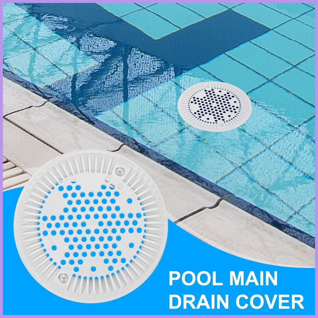 Pool Main Drain Cover Smooth Drainage Sturdy Strainers Anti-Lightweight ...