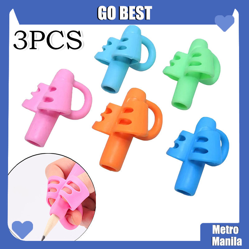 3pcs Pen Grip Soft Silica Pencil Grasp Children'S Handwriting Posture ...