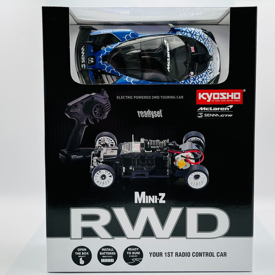 Kyosho MINI-Z Ready Set RWD McLaren Senna GTR Blue 32340BL | Shopee ...