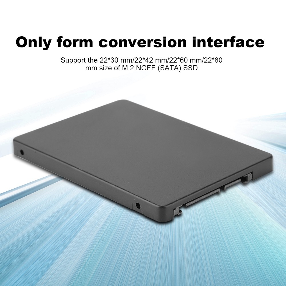 Tominihouse 2.5 Inch M.2 NGFF to SATA 3 SDD Adapter High Transmission ...