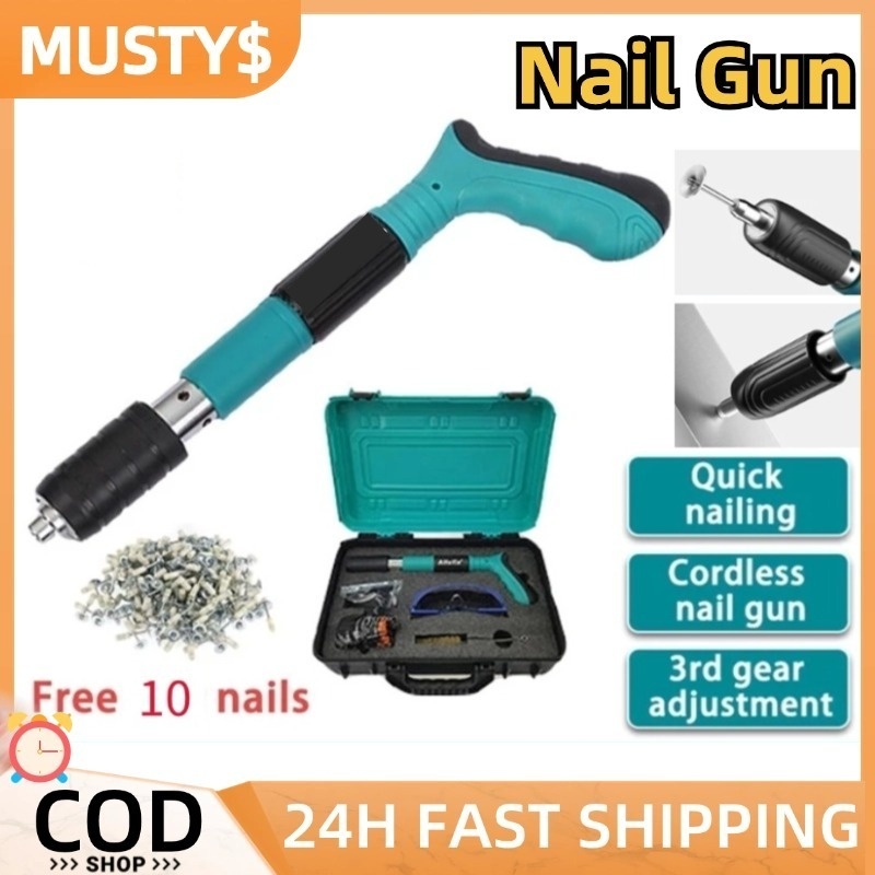 Nail Gun Concrete Tufting Gun Manual Steel Rivet Gun Heavy Duty for ...