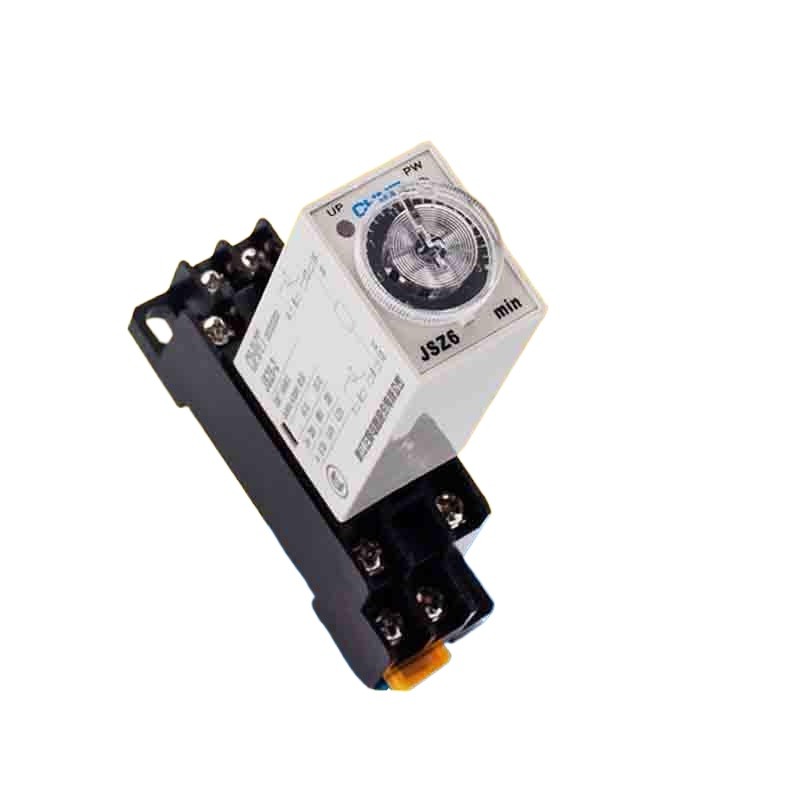 [Chint JSZ6-2 power-on delay time relay h3y delayed power-on control DC 220v24v12V seconds S ...