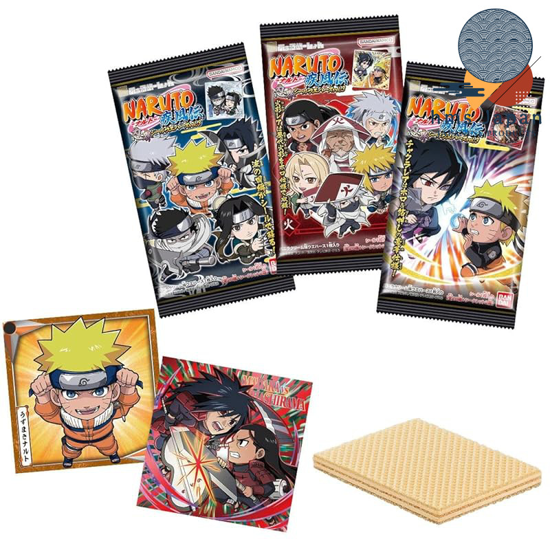 NARUTO Shippuden Ninja World Seal Wafers vol.3 20-piece BOX (Gourmet ...