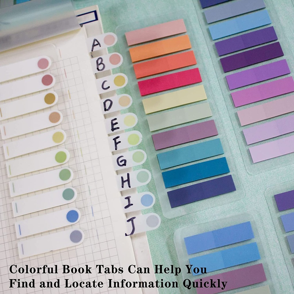 200pcs Colorful Sticky Note Memo Pad Lable Sticker Bookmarks Notepad ...