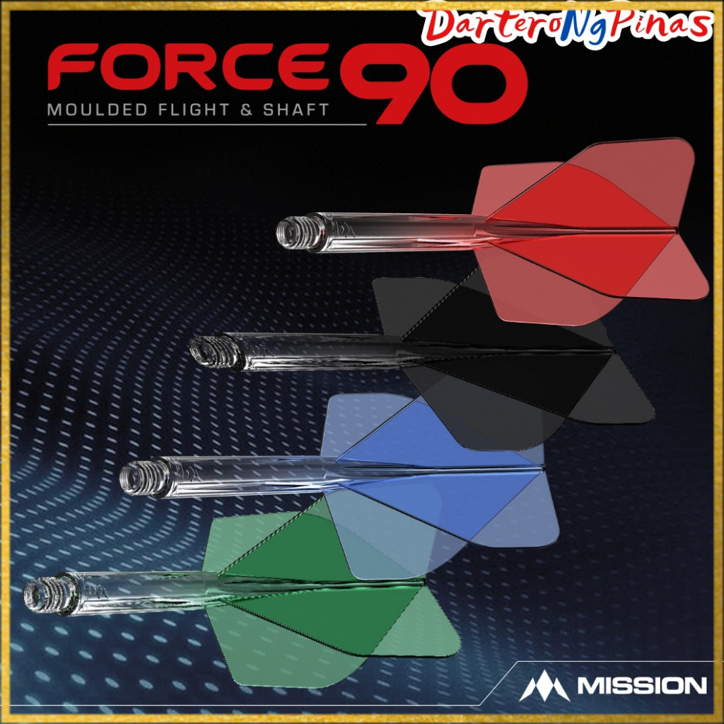 Mission Force 90 Integrated Shaft Flights Darts System like Condor ...