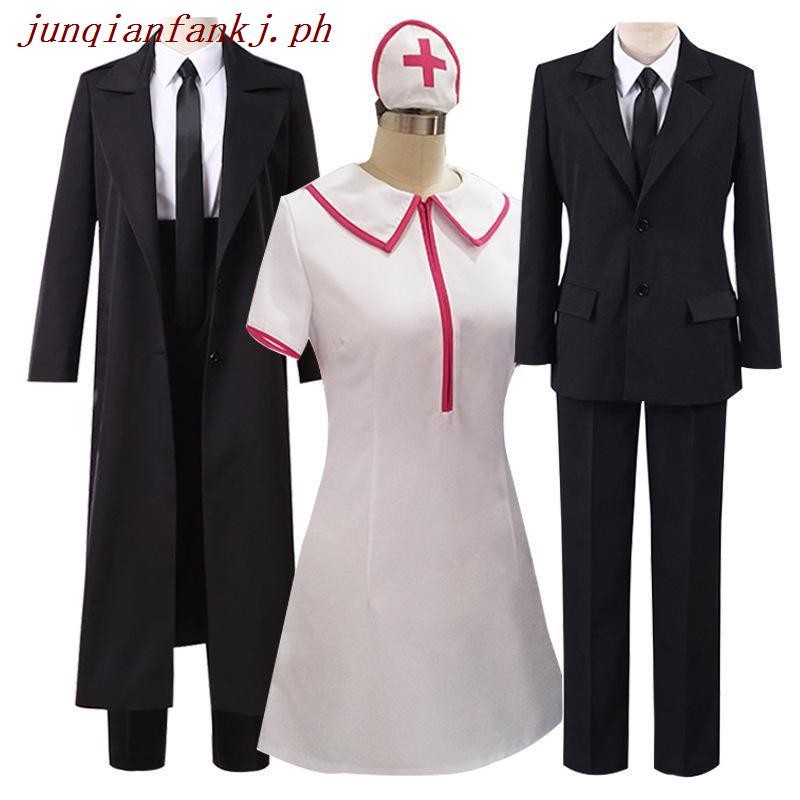 Chainsaw Man Angel Devil Cosplay Costumes Black Uniform Denji Demon ...