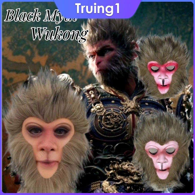 Halloween Black Myth Wukong Mask 3d Full Head The Monkey King Masks ...