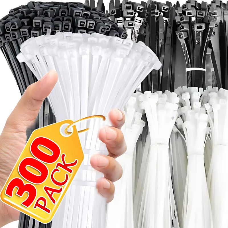 Plastic Self-locking Nylon Cable Cord Ties / Adjustable Cables ...