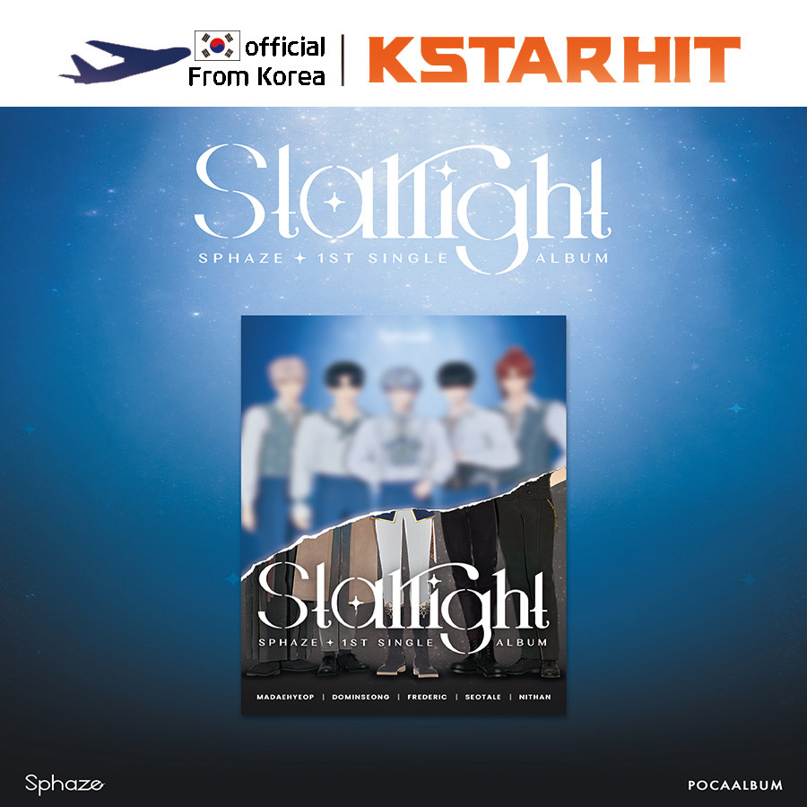 (POCAALBUM) Sphaze - Starlight (1st single album) | Shopee Philippines