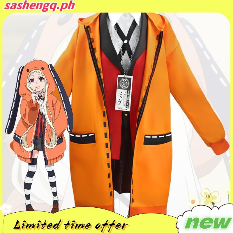 Kakegurui Runa Jacket Yomozuki Cosplay Costume Jumpsuit Jabami Yumeko ...