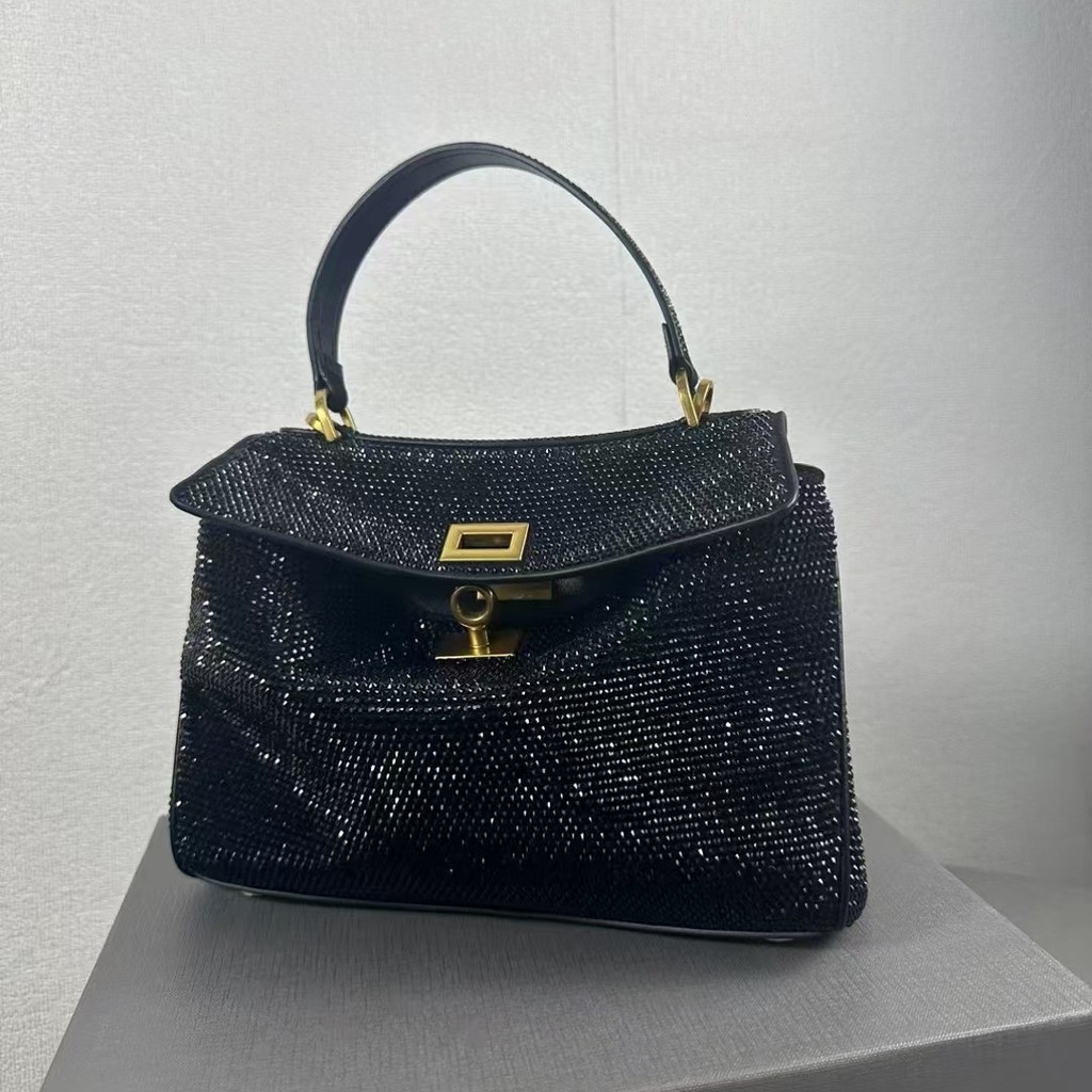 Rodeo bag Diamond bag One-Shoulder Armpit bag Commuter Leather Handbag ...