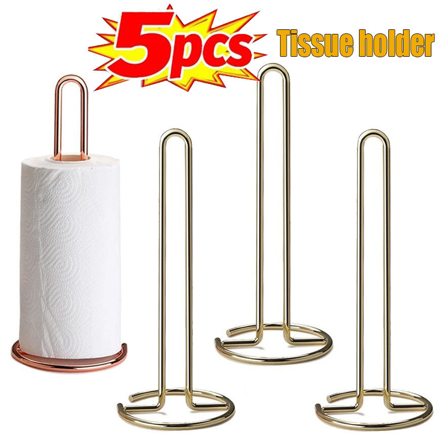 Light Luxury Tissue Stand - Paper Roll Table Vertical Napkins Rack ...