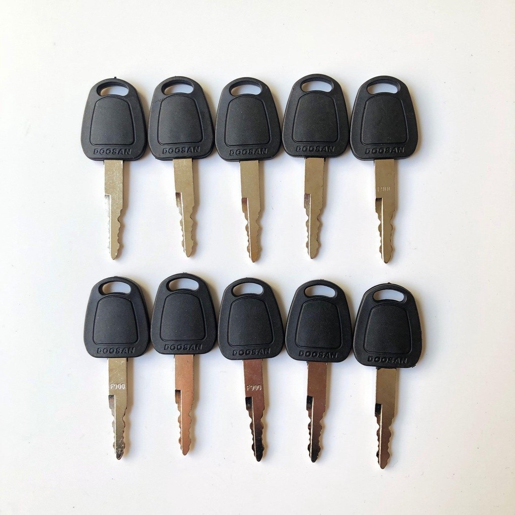 10PCS F900 Key For Deawoo Doosan Bobcat Terex Excavator Heavy Equipment ...