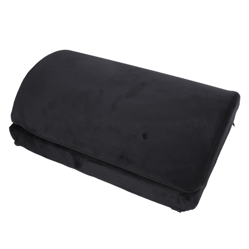 [EPAY] Foot Rest Black Ergonomic Height Adjustable Half Cylinder High ...