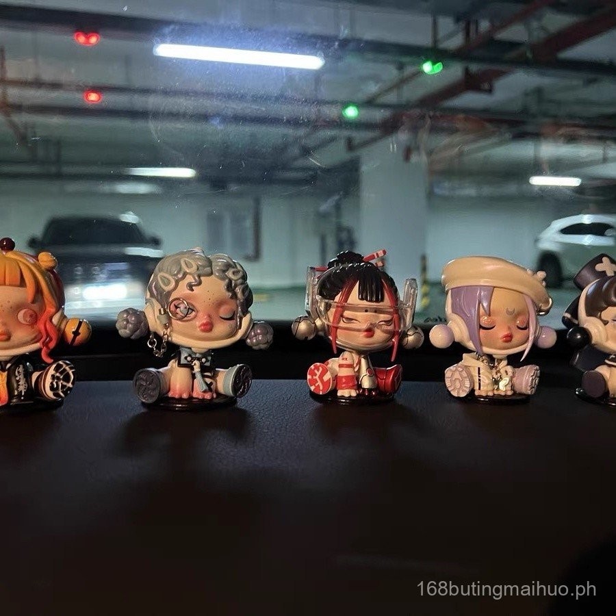Genuine Goods Pop Mart Blind Box Skullpanda Night City Car Decoration ...