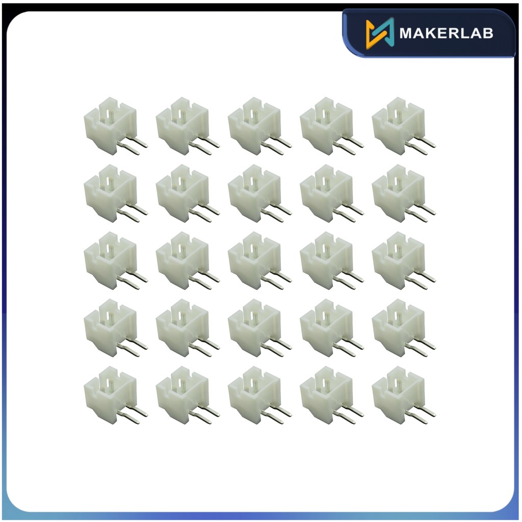 25pcs 2-Pin Angled JST PH Shrouded Male Connector | Shopee Philippines
