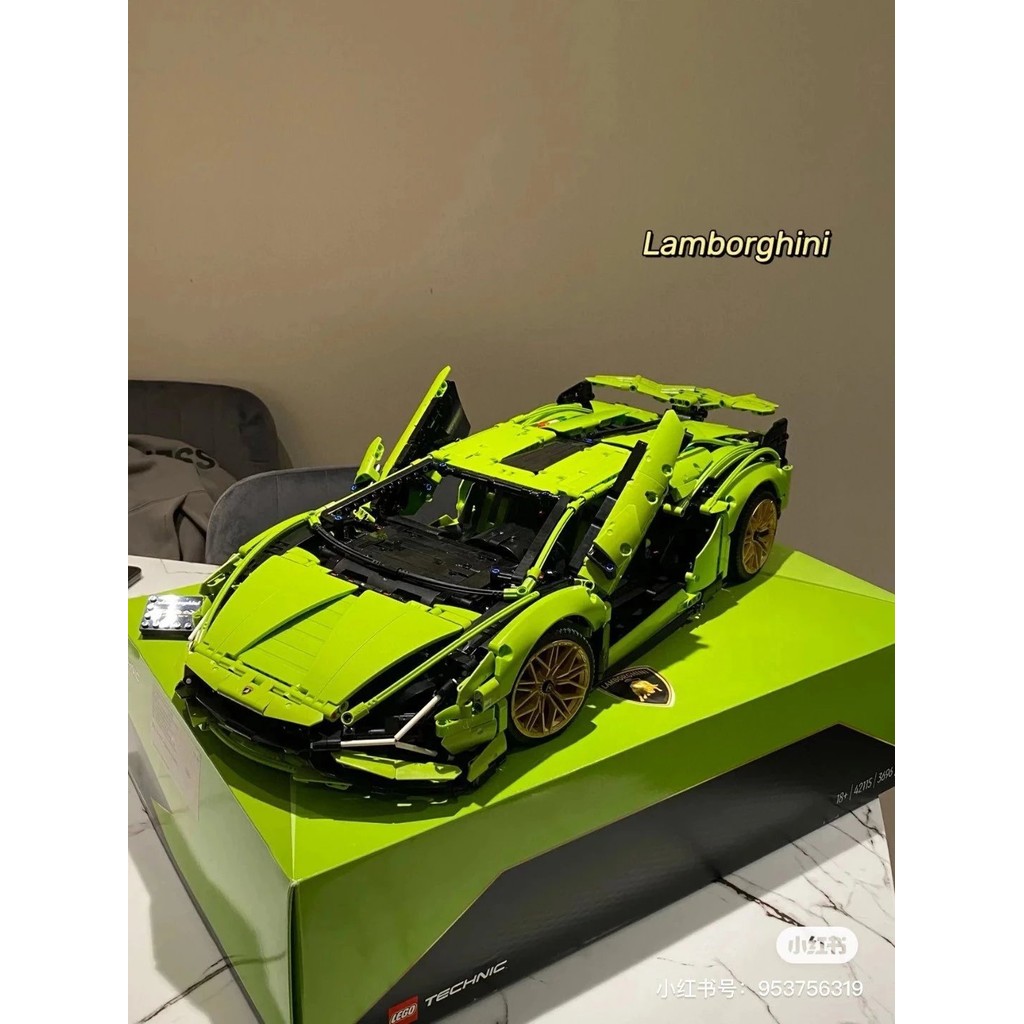 Every grown man's toy！Lego Compatible Lamborghini FKP Sports Car ...